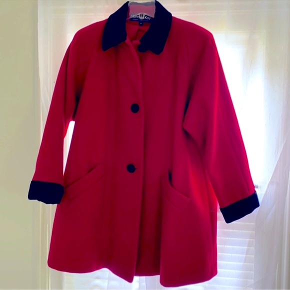 Herman Kay | Jackets & Coats | Herman Kay Red And Black Iconic Styled ...